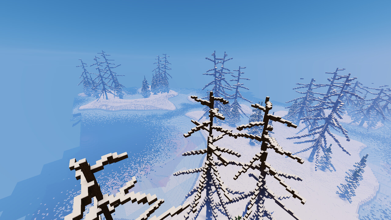 Snow island Minecraft Map