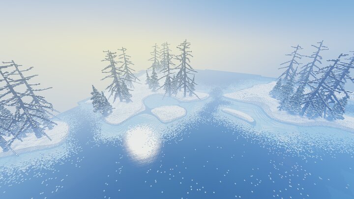 Snow island Minecraft Map