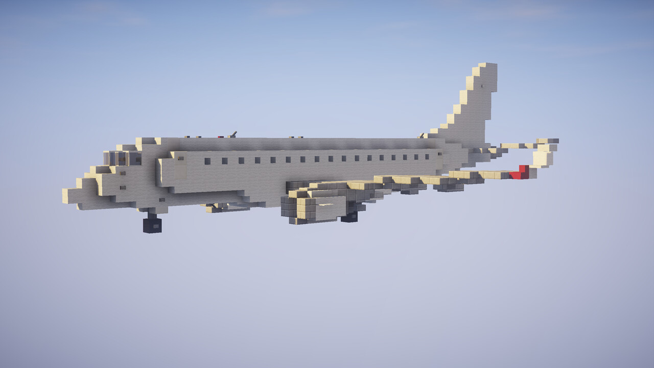1,5:1 Embraer E175 + Liveries Minecraft Map
