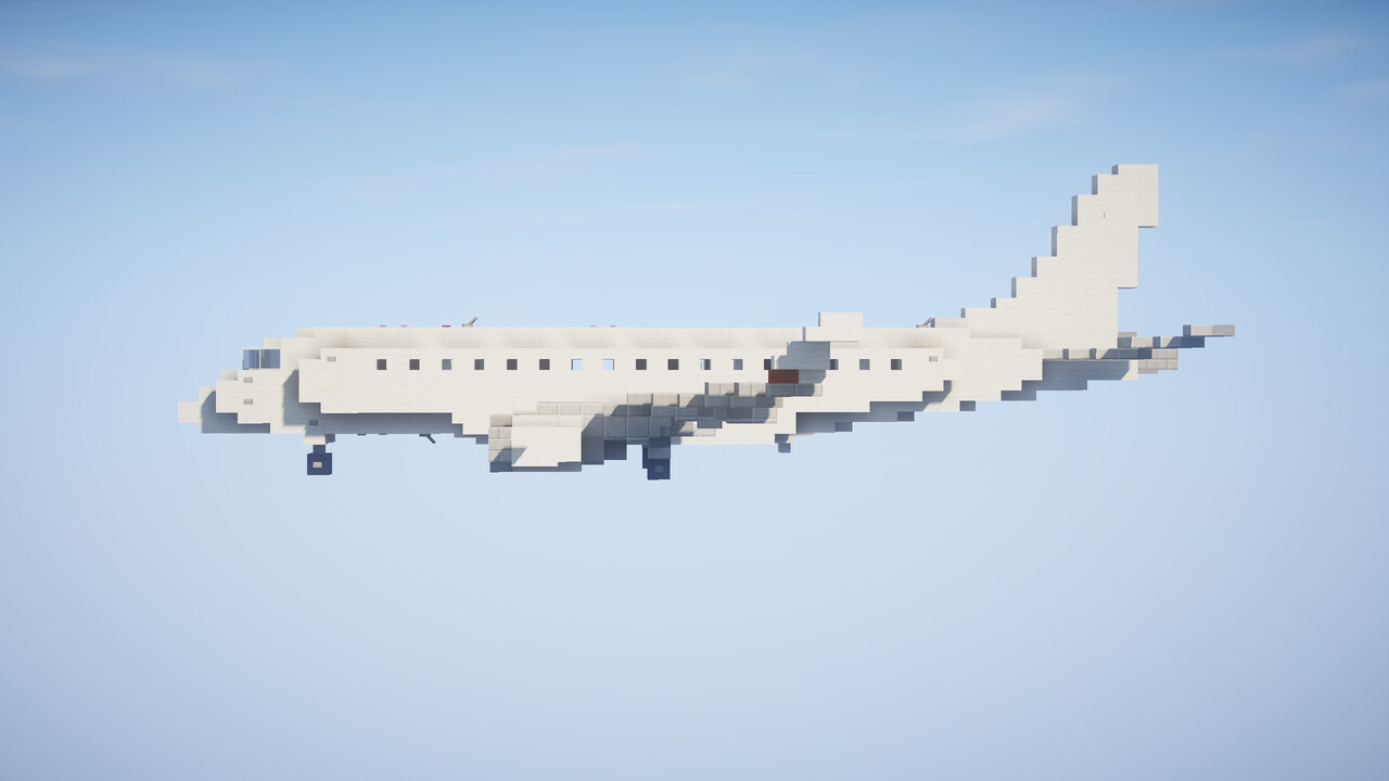 1,5:1 Embraer E175 + Liveries Minecraft Map