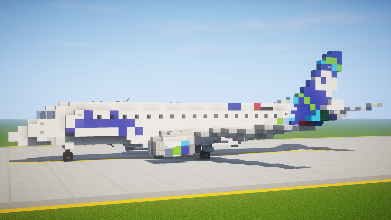 1,5:1 Embraer E175 + Liveries Minecraft Map