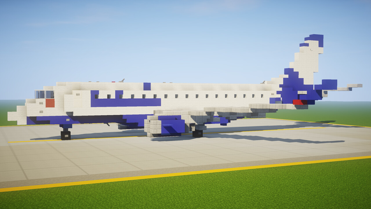 1,5:1 Embraer E175 + Liveries Minecraft Map