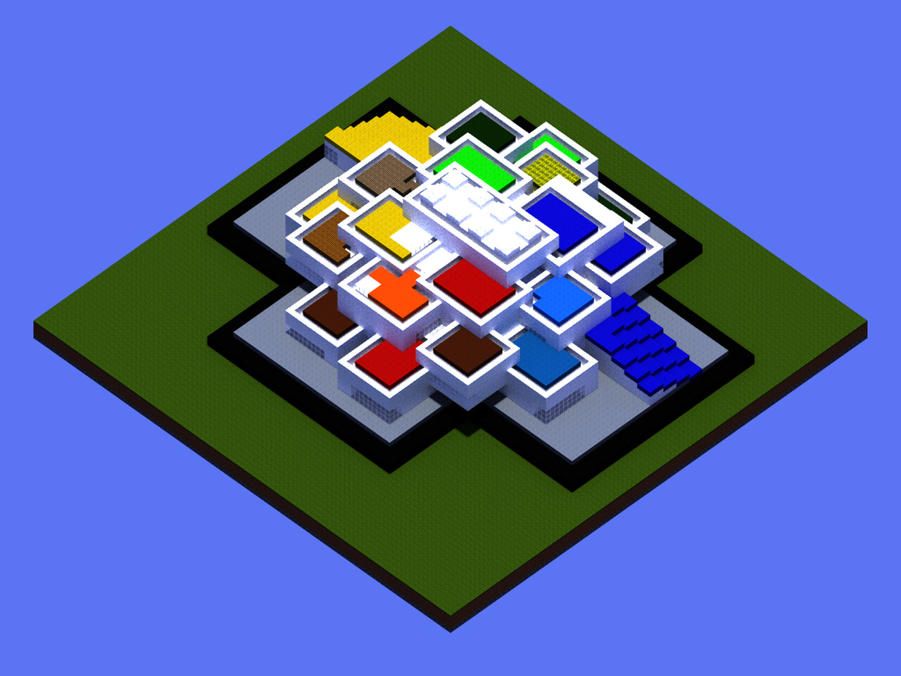 Lego House (Model No.21037) Minecraft Map