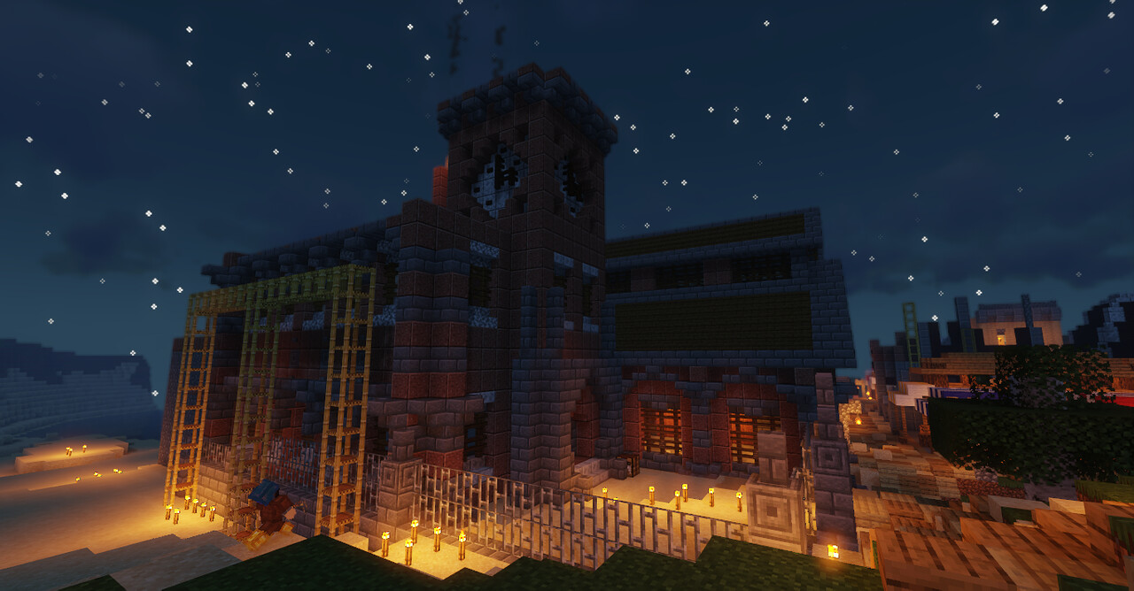 Athesne's Wreck Victorian XP Factory Minecraft Map