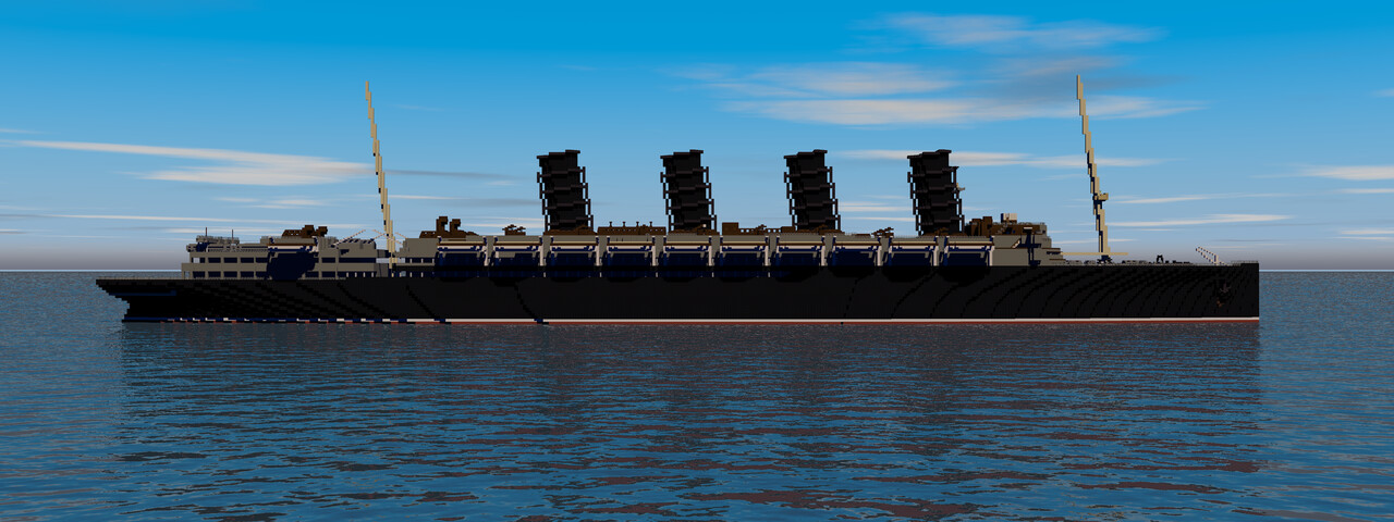 RMS Lusitania (May 1915) Minecraft Map