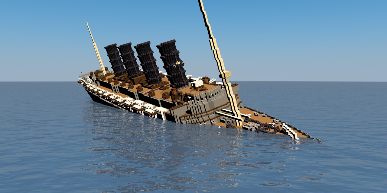 RMS Lusitania (May 1915) Minecraft Map