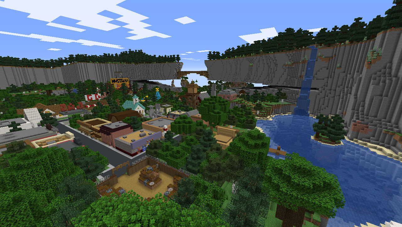 Gravity Falls 1:1 Scale Minecraft Map