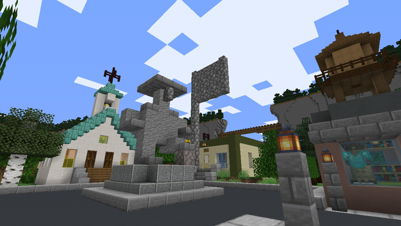 Gravity Falls 1:1 Scale Minecraft Map