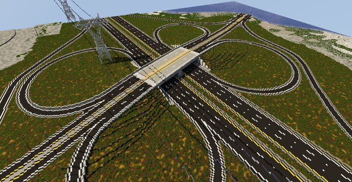 Clemont-Dalewood Interchange Minecraft Map
