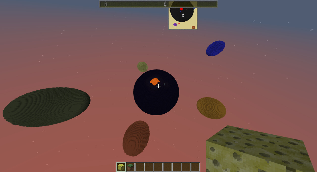 Planet Neptune + Other Planets Minecraft Map