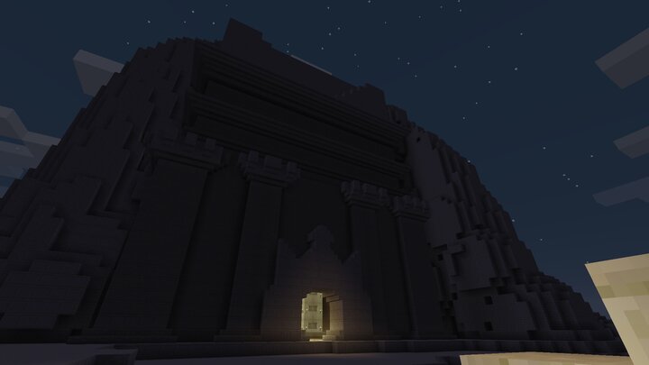 Stone carved temple Minecraft Map