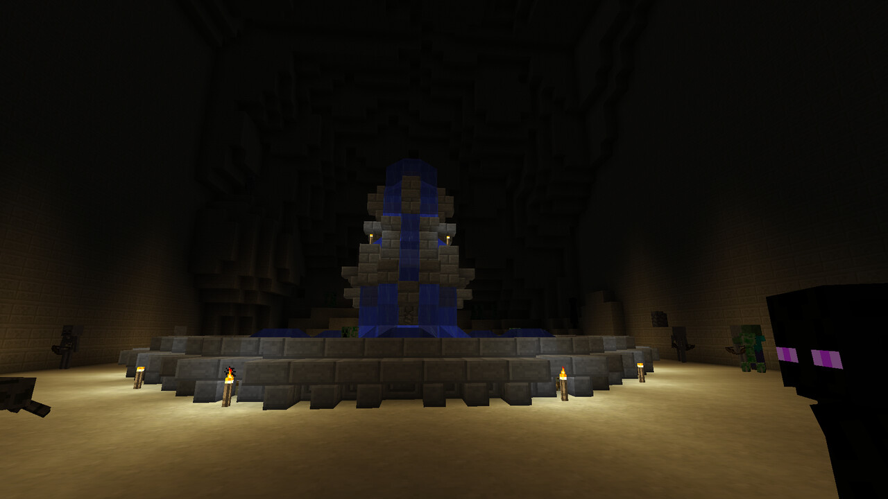 Stone carved temple Minecraft Map
