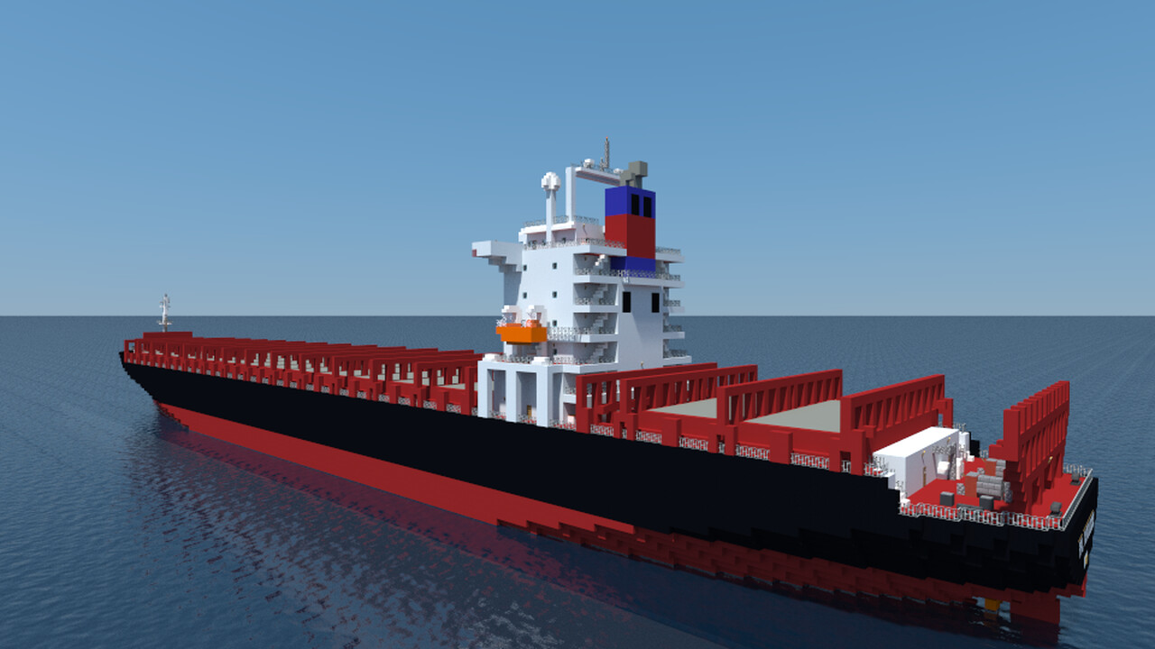 APL Turquoise - container ship [full interior] Minecraft Map