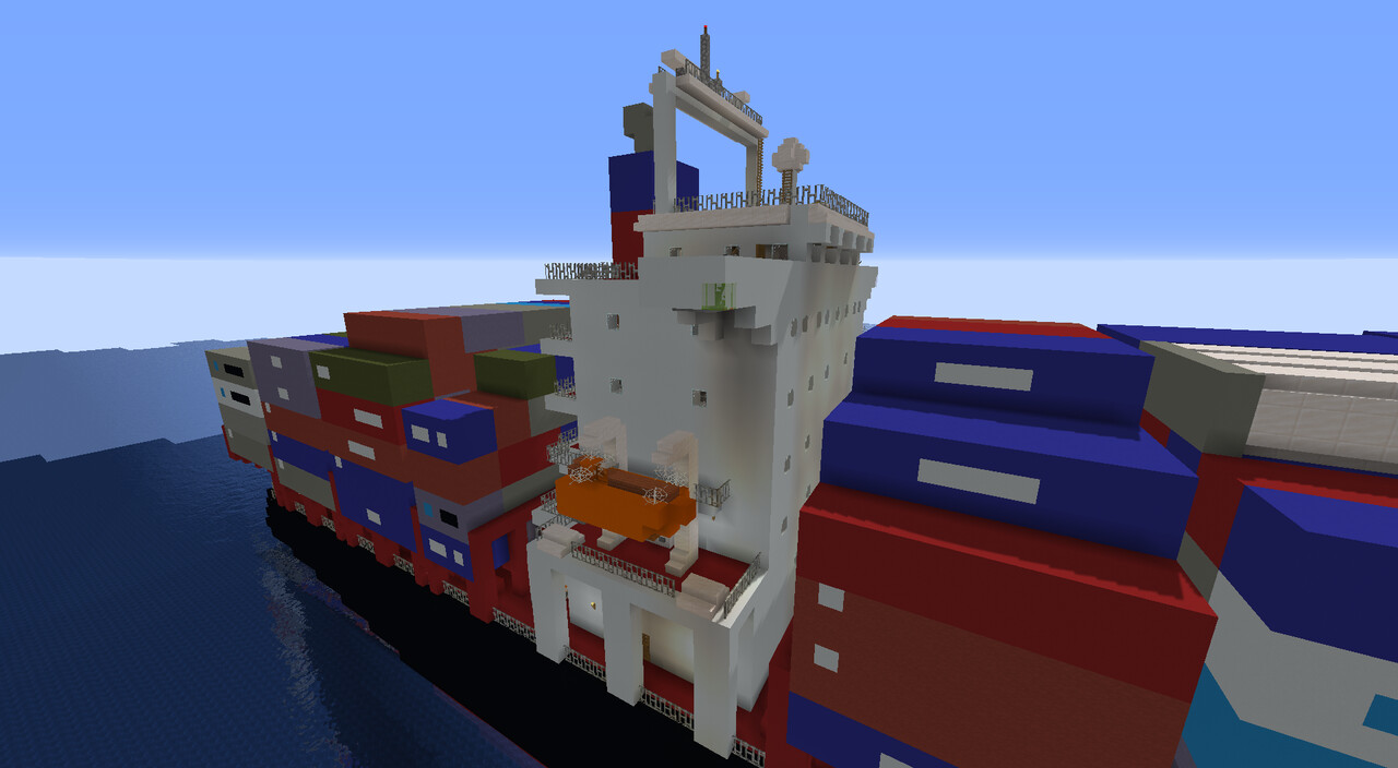 APL Turquoise - container ship [full interior] Minecraft Map