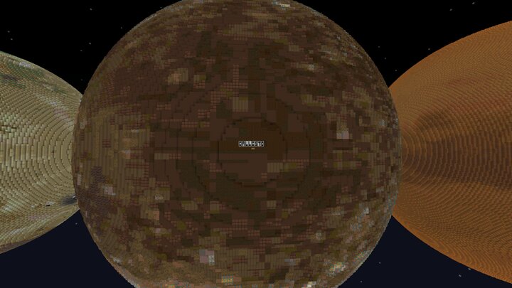 1.16 The Scale of the Major Moons in Minecraft Minecraft Map