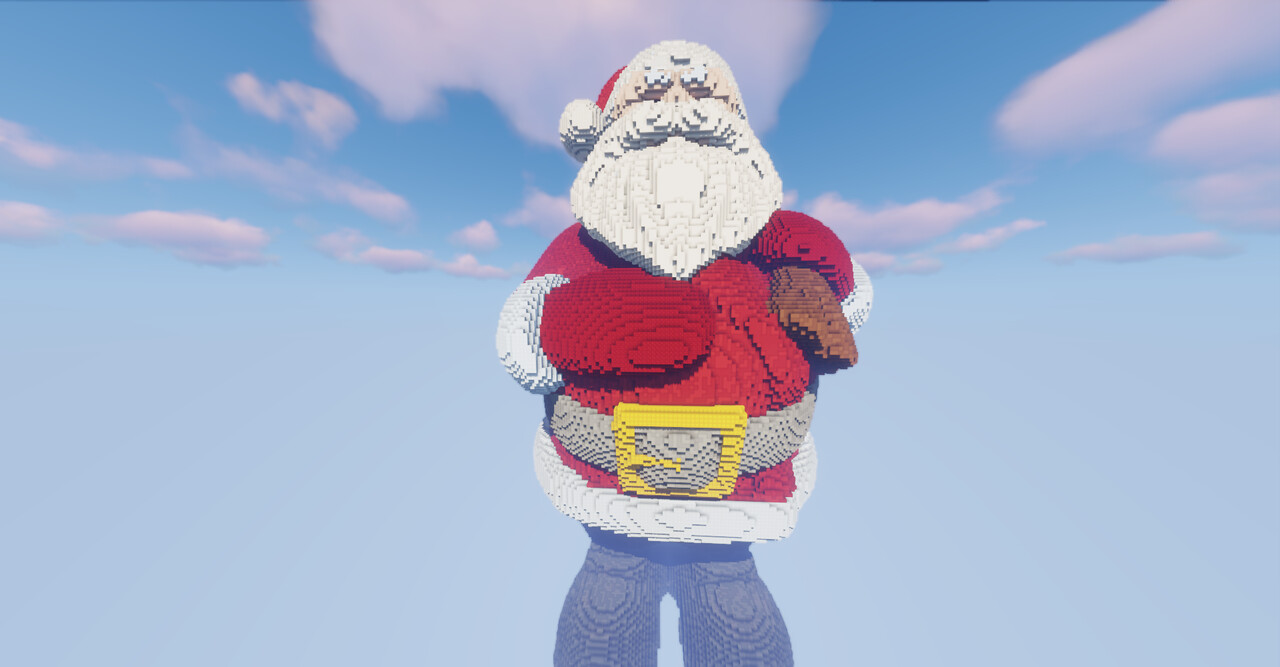 Huge Santa Claus || Christmas Minecraft Map