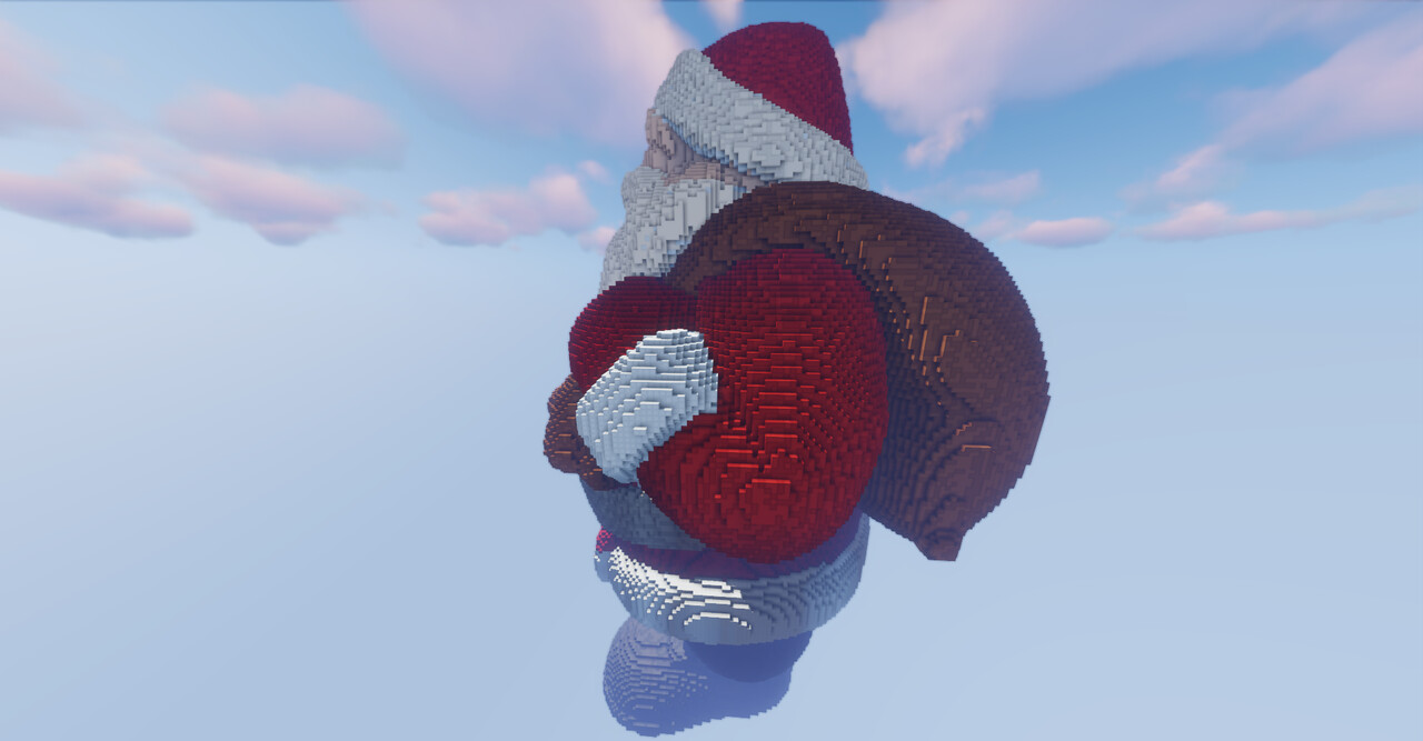 Huge Santa Claus || Christmas Minecraft Map
