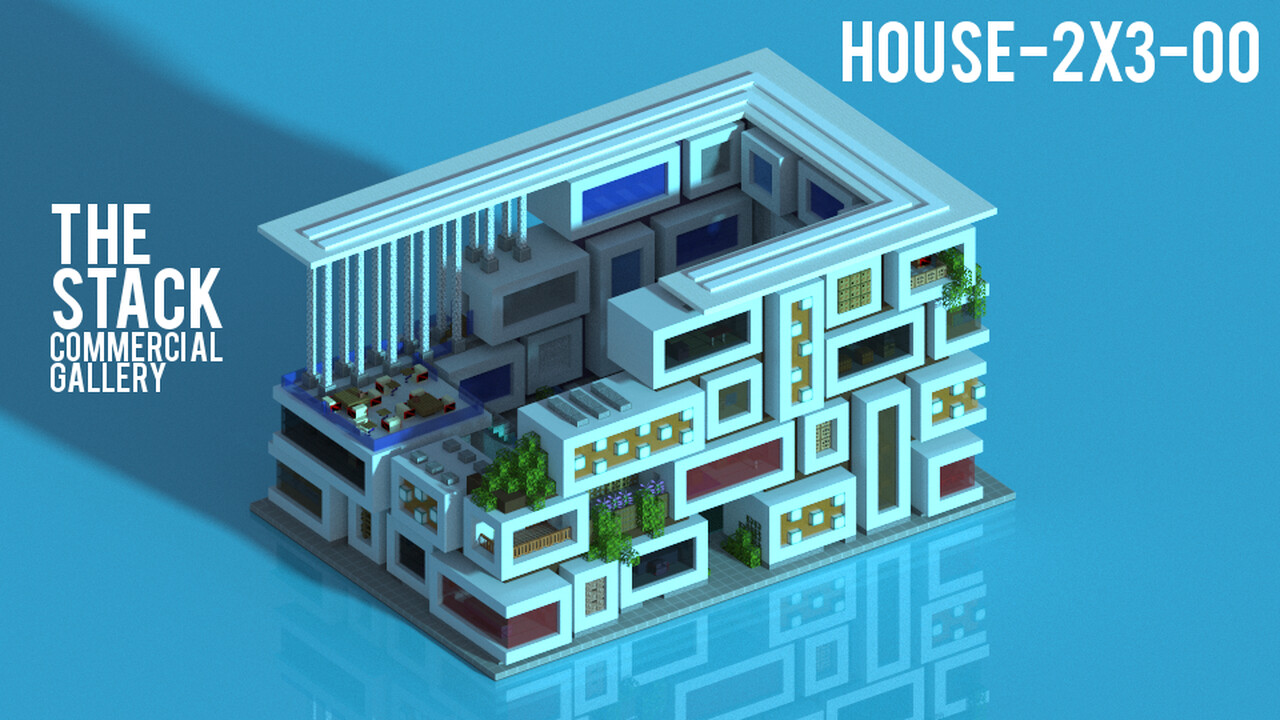 The Stack - Commercial Gallery Minecraft Map