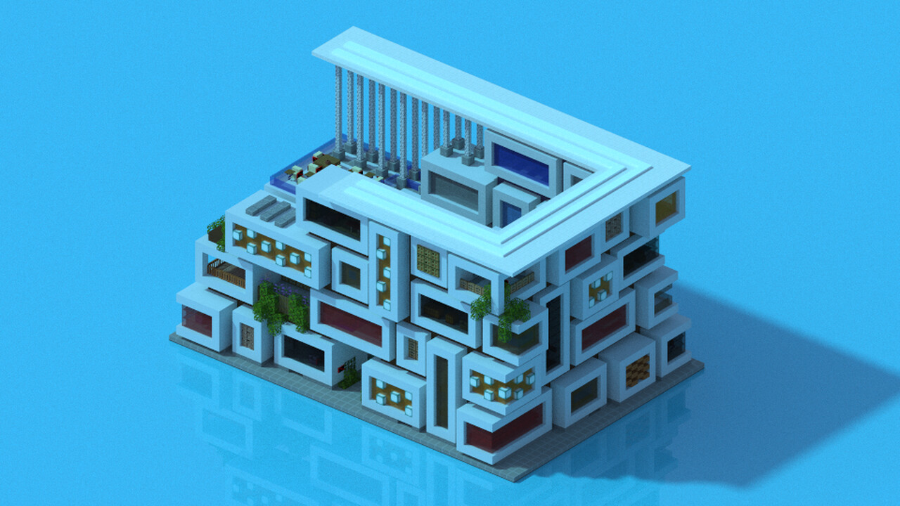 The Stack - Commercial Gallery Minecraft Map