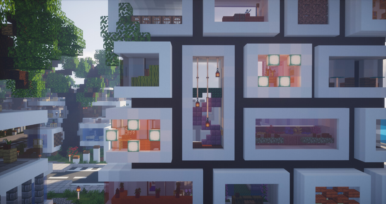 The Stack - Commercial Gallery Minecraft Map