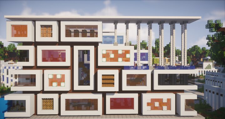 The Stack - Commercial Gallery Minecraft Map