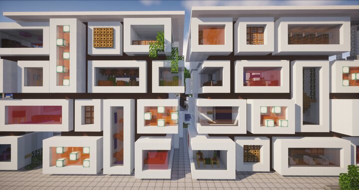 The Stack - Commercial Gallery Minecraft Map