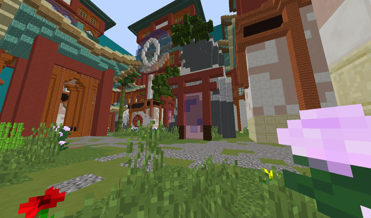 Japanese Spawn Minecraft Map