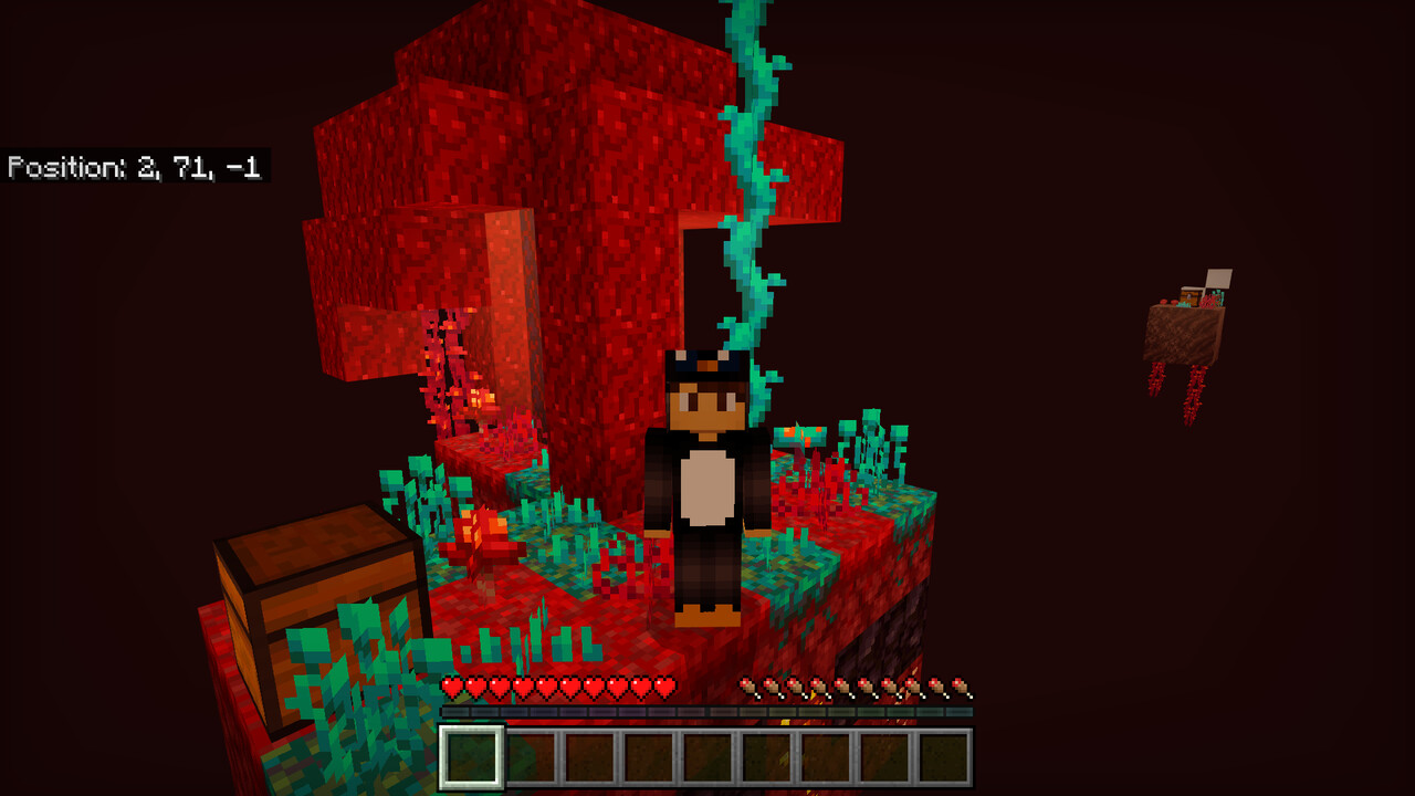 nether skyblock Minecraft Map