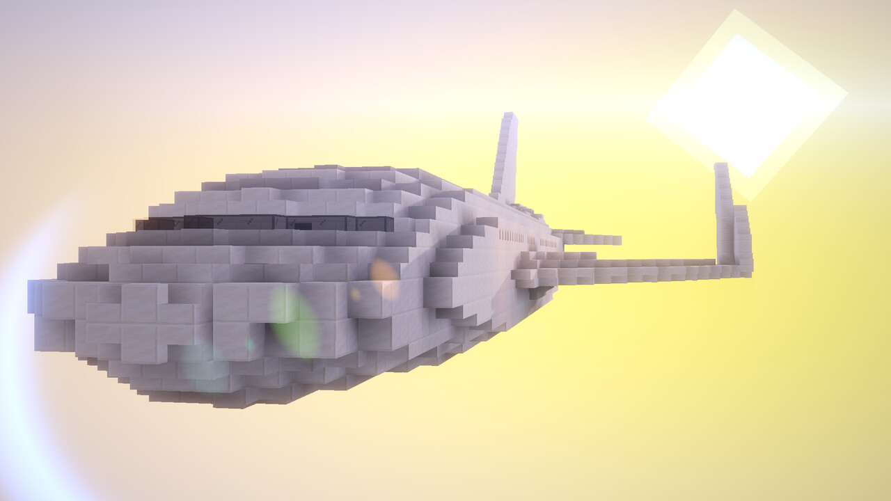 Airplane (with the interior) Minecraft Map