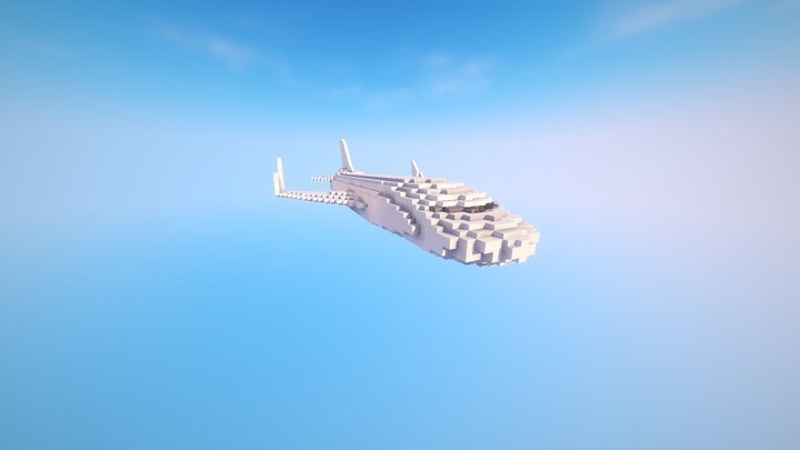 Airplane (with the interior) Minecraft Map