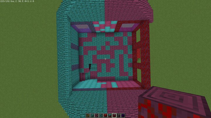 nether mansion Minecraft Map