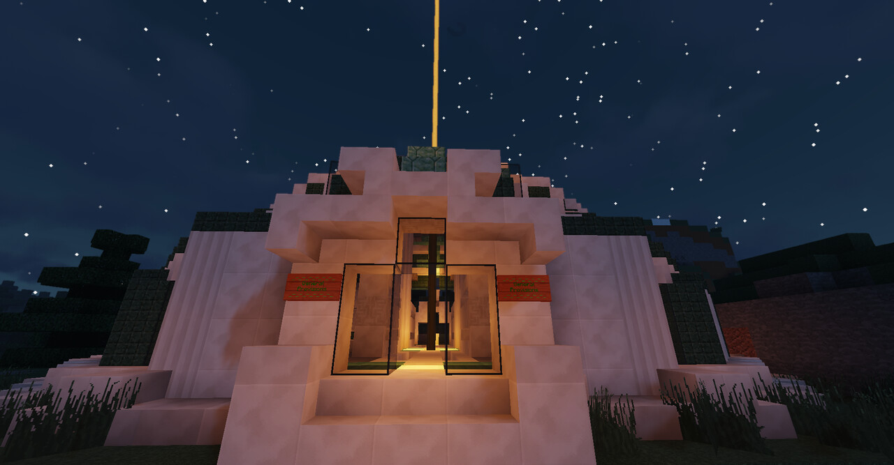 small dome building Minecraft Map