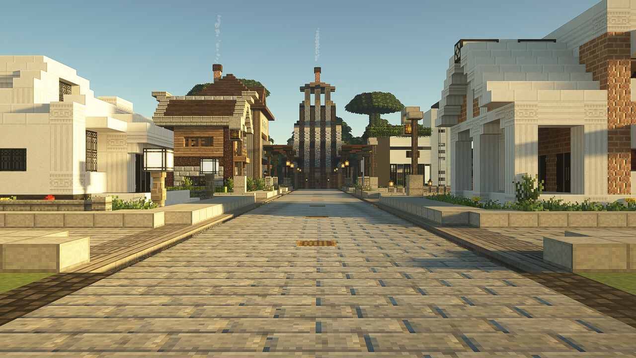 A Small Town (WIP) Minecraft Map