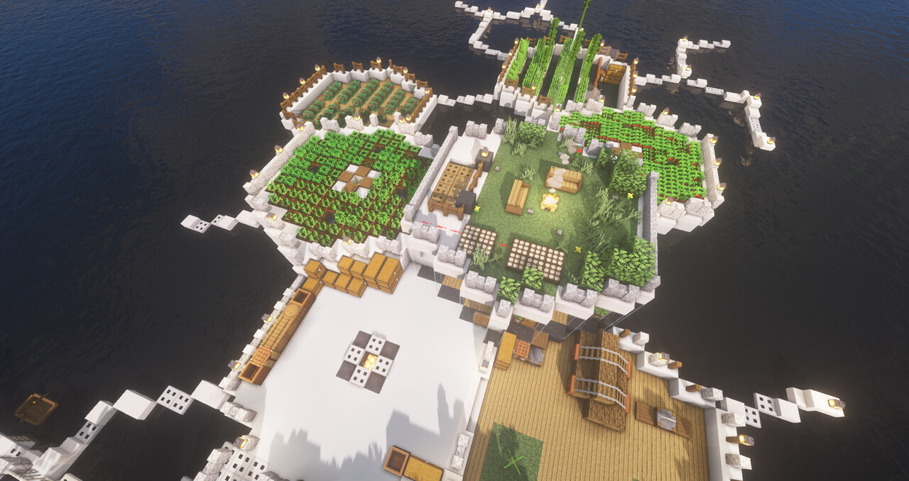 Большая Океанская База || Grand Ocean Base Minecraft Map