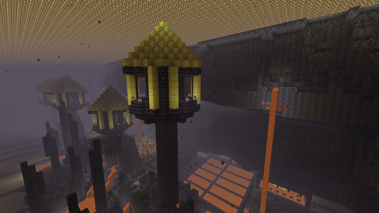 The Golden Piglin Village (Nether Minecraft Build Contest Entry ...