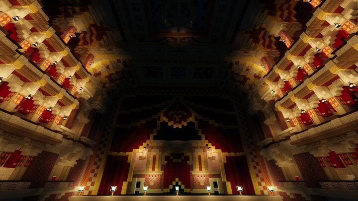 Opera renaissance beaux-arts Minecraft Map
