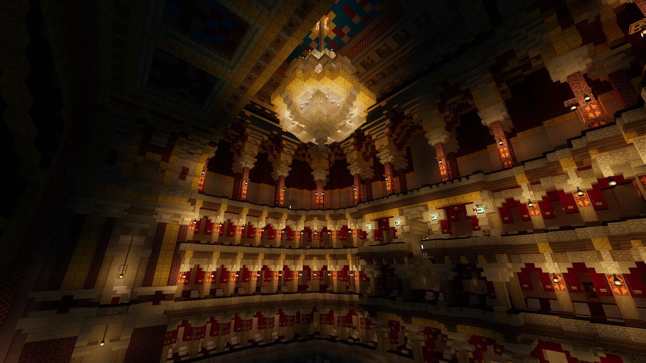 Opera renaissance beaux-arts Minecraft Map