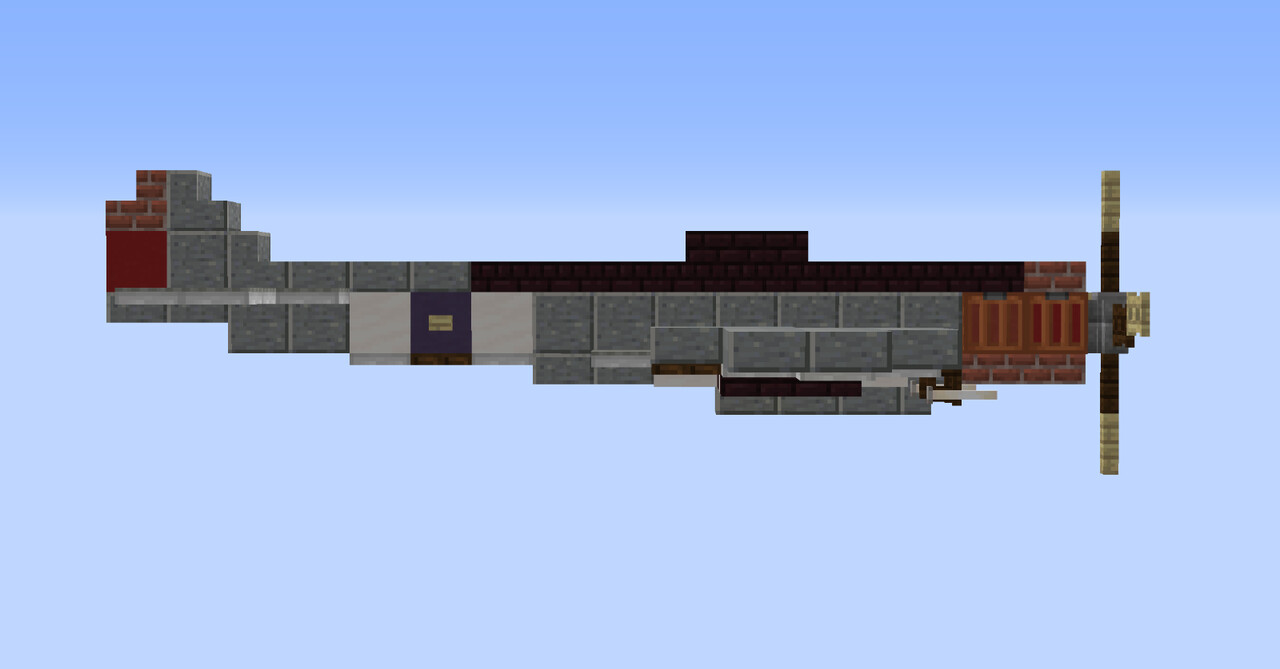 Republic P-47 Thunderbolt(1.5:1 scale) Minecraft Map