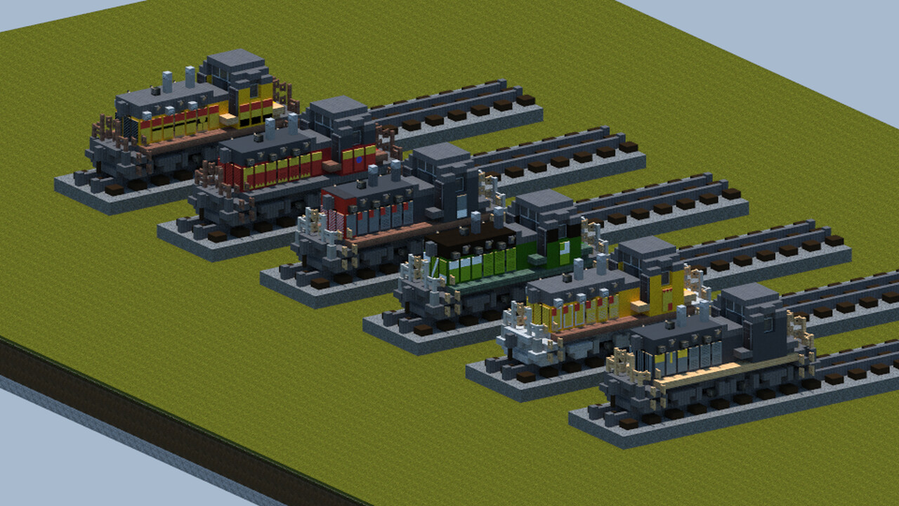 EMD SW7 diesel switcher locomotive [With download] Minecraft Map