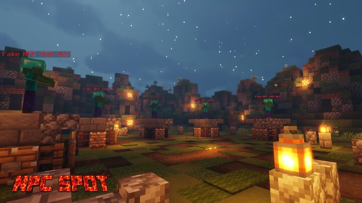 Small Server Hub Design Minecraft Map