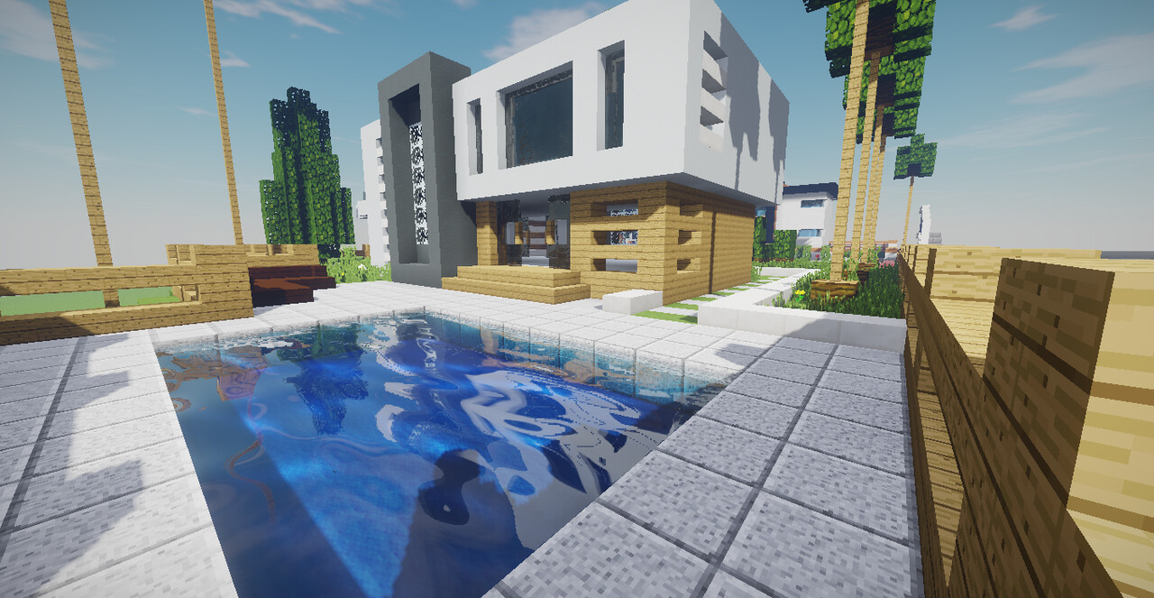 Modern House #18 + Schematics Minecraft Map