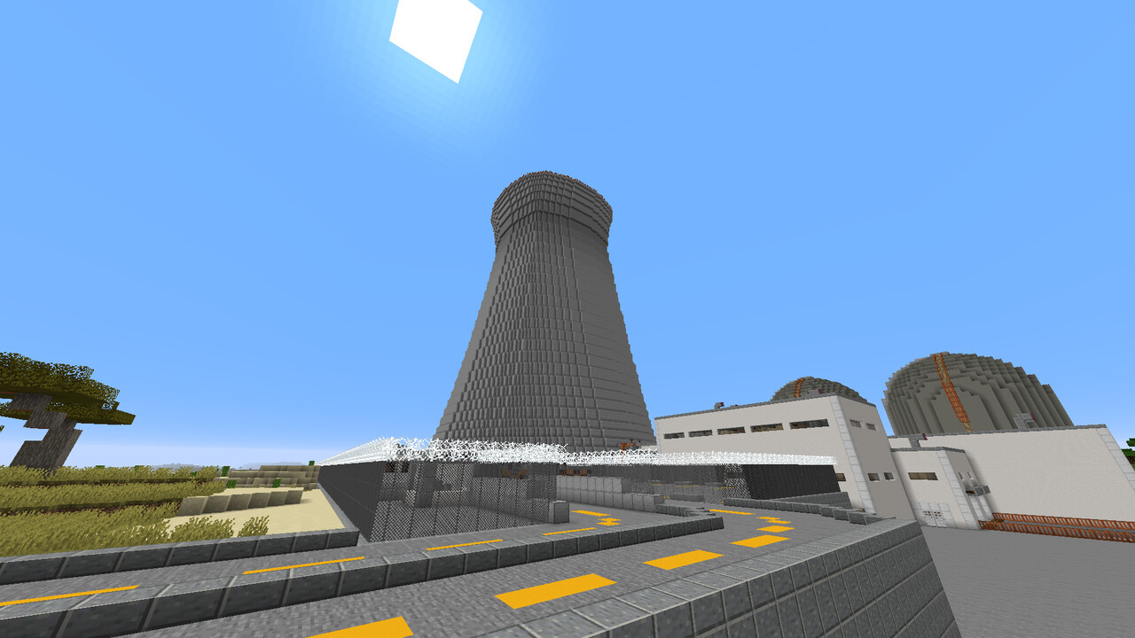Nuclear Power Plant Minecraft Map