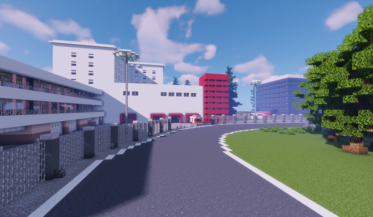 Race Track Minecraft Map