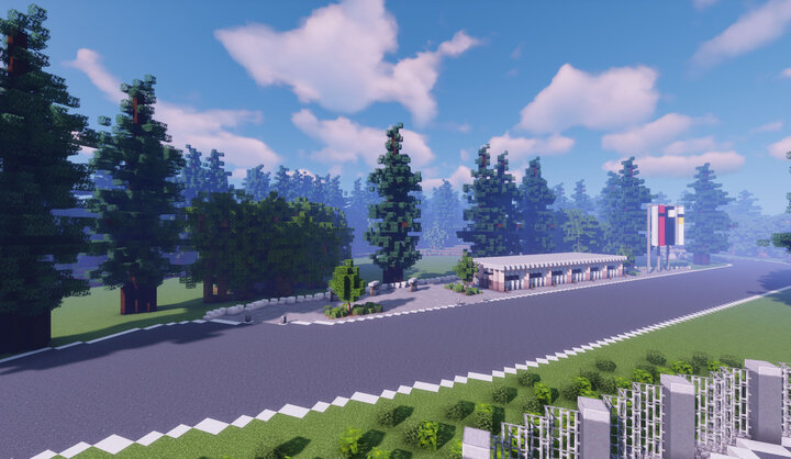 Race Track Minecraft Map