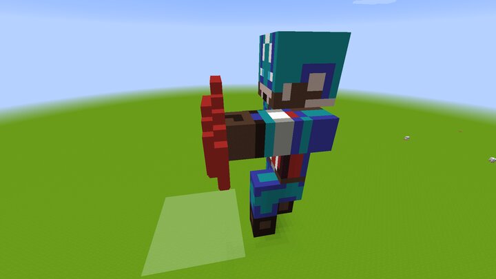 Captain America Statue (Part 2) Minecraft Map