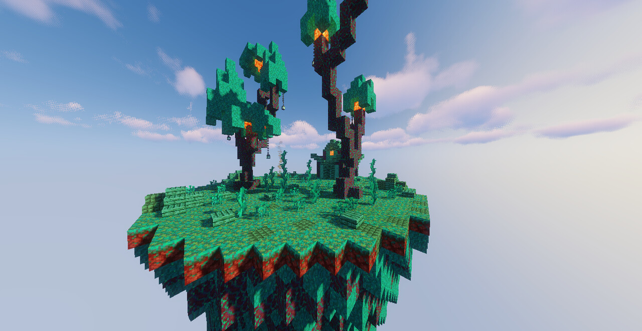 minecraft skyblock hyphae island design Minecraft Map