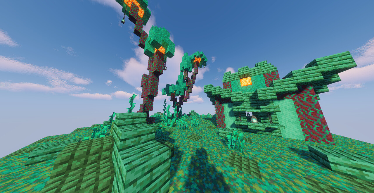 minecraft skyblock hyphae island design Minecraft Map