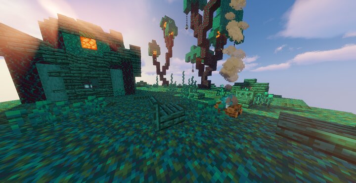 minecraft skyblock hyphae island design Minecraft Map