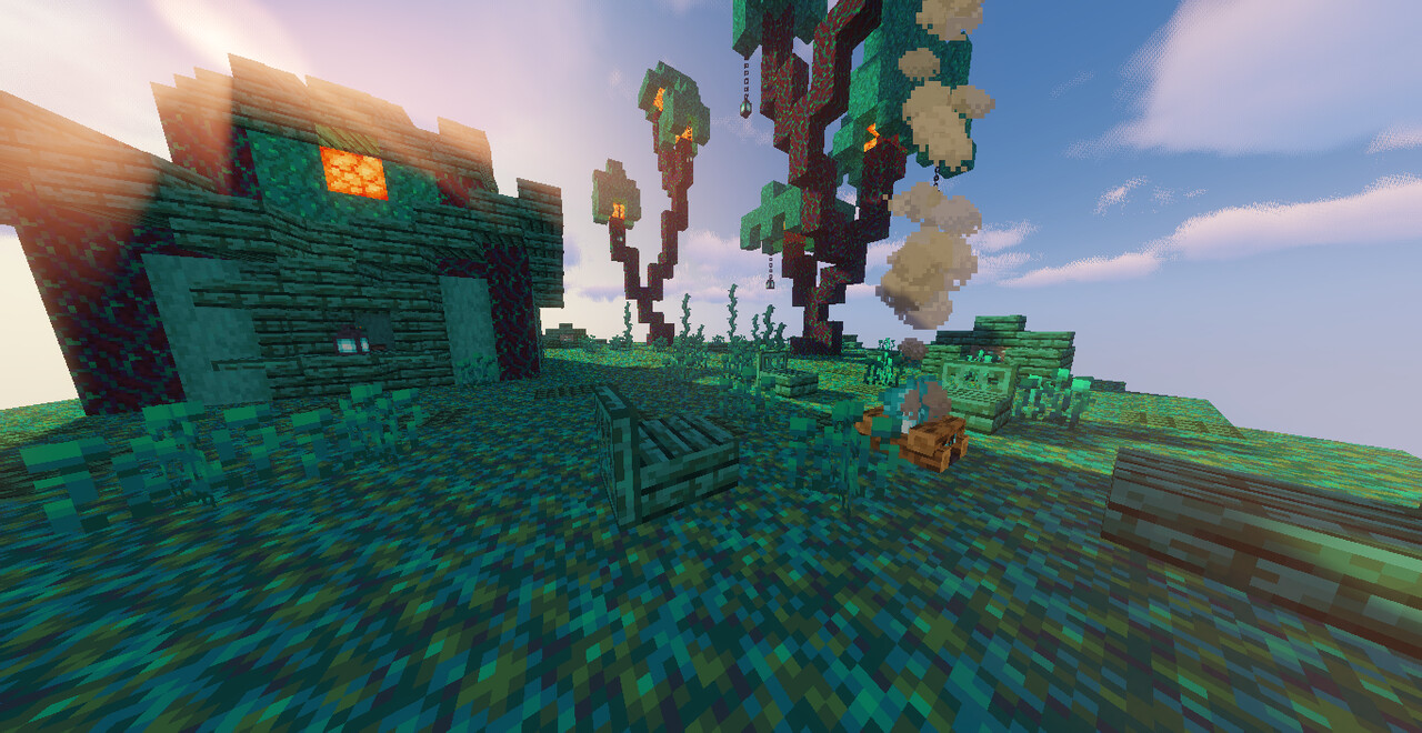 minecraft skyblock hyphae island design Minecraft Map