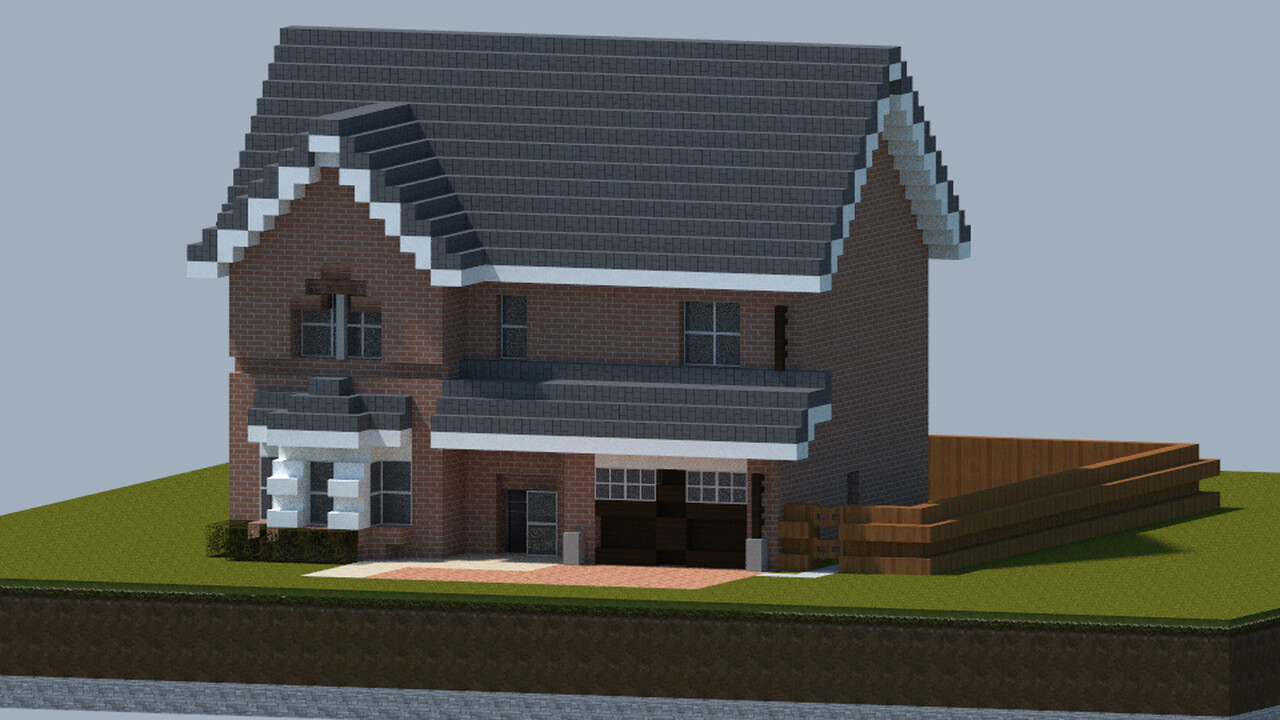 Uk style home #1 [With Interior and download] Minecraft Map